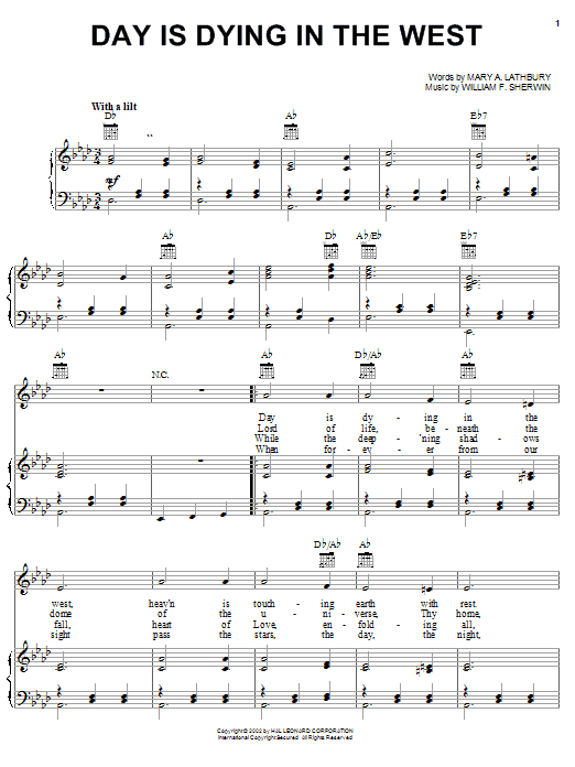 mary-a-lathbury-day-is-dying-in-the-west-sheet-music-notes