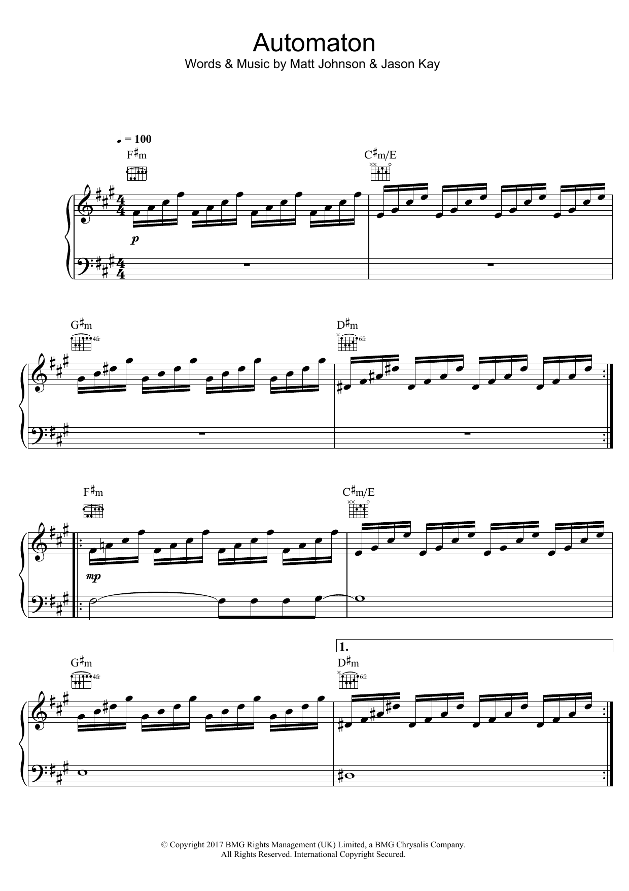 Jamiroquai "Automaton" Sheet Music & Chords | Download 10-Page ...