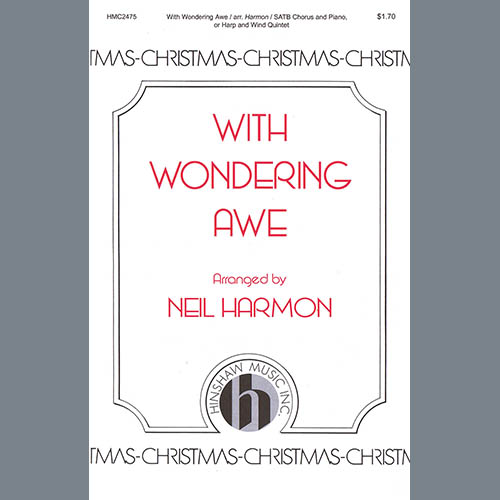 Neil Harmon "With Wondering Awe" Sheet Music Notes | Download Printable ...