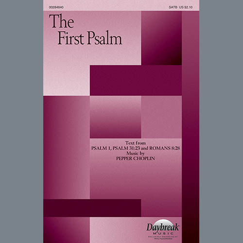 Pepper Choplin "The First Psalm" Sheet Music Notes | Download Printable ...
