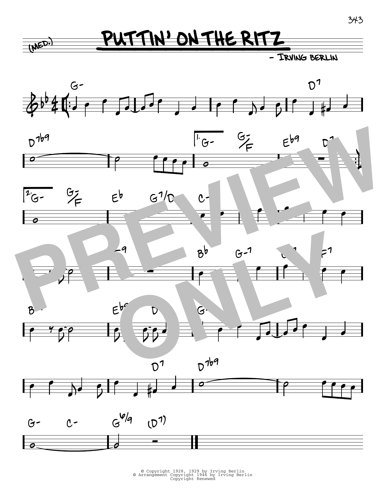 Taco "Puttin' On The Ritz" Sheet Music Notes | Download Printable PDF ...