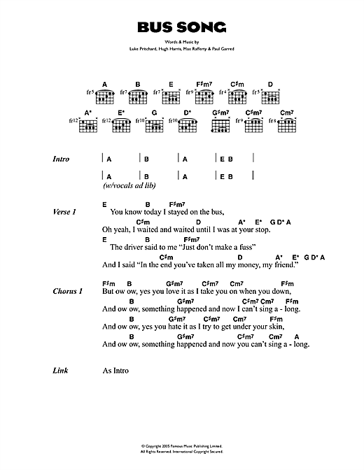 Naive The Kooks Guitar Chords